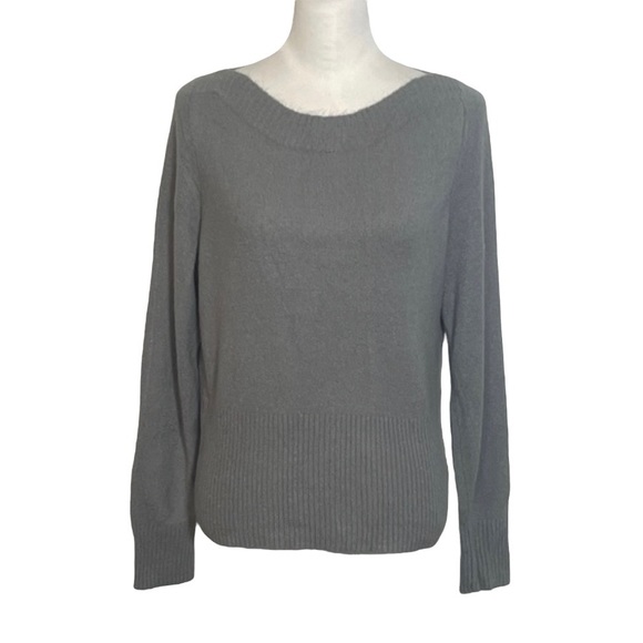PINQUE | Sweaters | Pinque Blue Boat Neck Soft Tight Knit Long Sleeve ...